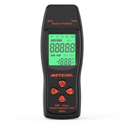 Meterk Handheld Mini Digital Radiation Dosimeter LCD EMF De