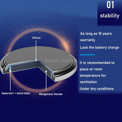15PCS/lot  Original CR2032 CR2025 CR2016 Button Cell Battery