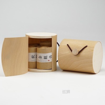 Environmental Protection Light Veneer Wood Soft Bark Box Pot