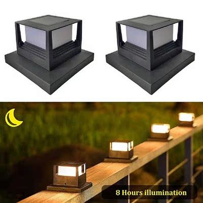 1pc/2pcs/4pcs Solar Light Fence Light IP54 Outdoor Solar