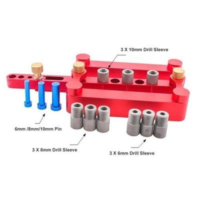Drill Jig Aluminum Alloy Carpenter Punching Locator Drilling