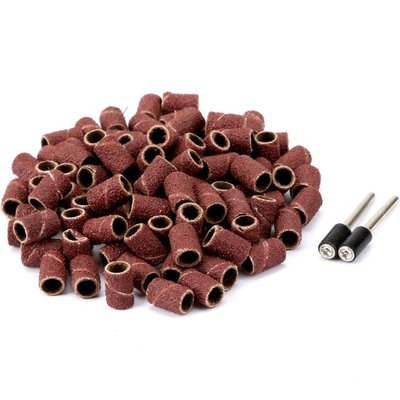 100PCS Dremel Accessories 1/4 Grit 80# Drum Sanding Kit  2P