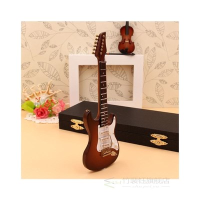 2021 New 10cm Miniature Electric Guitar Replica with Box Sta