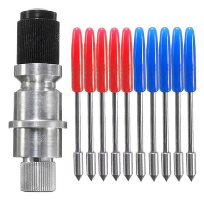 11pcs 45/60 Degree Mixed Blades   Blade Holder Set For Rolan