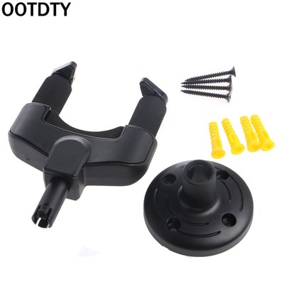 Electric Guitar Wall Hanger Mount Holder Stand Rack Hook BK