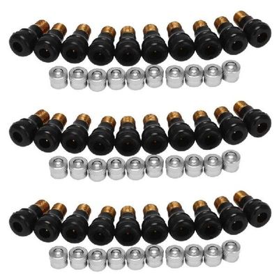 30Pcs Electric Scooter Tubeless Tire Vacuum Valve Wheel Gas