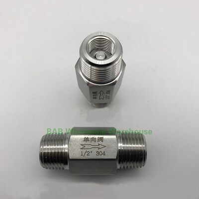 Male to Male unidirectional high pressure One way Non retur