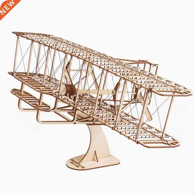 Aircraft Model Wood Airplane Toy Kit Building Collection Wri