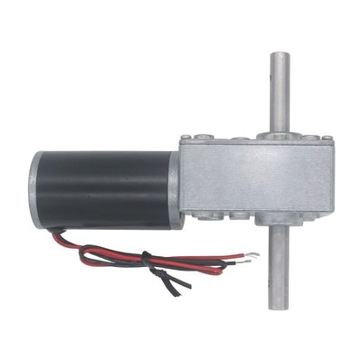 DC 12V 24V  Reduction Motor 12-470RPM Worm Reversible High o