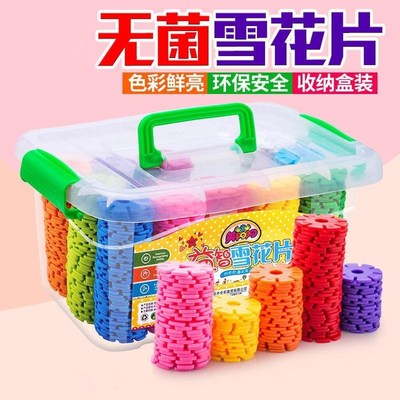 Snowflake thickened oversized children's block plastic t