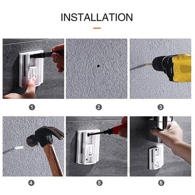 Liquid Soap Dispenser Wall Mounted Bathroom Hotel Shampoo Co