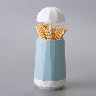 Toothpick Box Simple Plastic Box Portable Press Cotton Swab