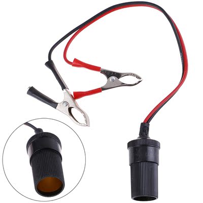 NewestNew 12 Volt Battery Terminal Clip-on Cigar Cigarette
