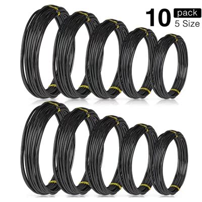 10 Rolls Bonsai Wires Anodized Aluminum Bonsai Training Wire