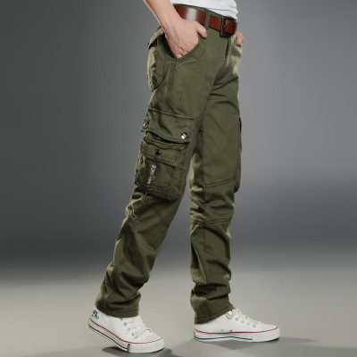 Side Zipper Pockets Cargo Harem Joggers Pants Men 2021 Tacti