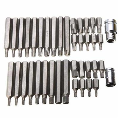40Pcs Torx Hex Star Spline Socket Bit Set Magnetic Screwdriv