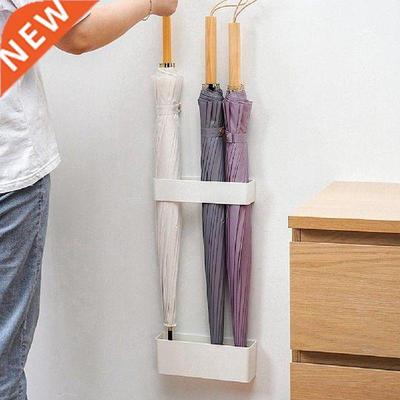 Wall Mounted Umbrella Stand Puncture Free Storage Shelf