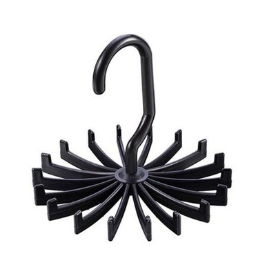 360 degree rotatable Ties Clothing Hanger Rack 20 claw scarf