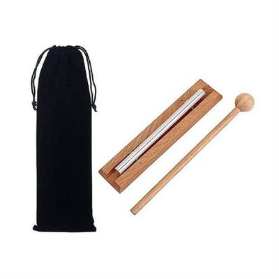 Percussion Instrument Bell Wooden With Mallet Knocking For