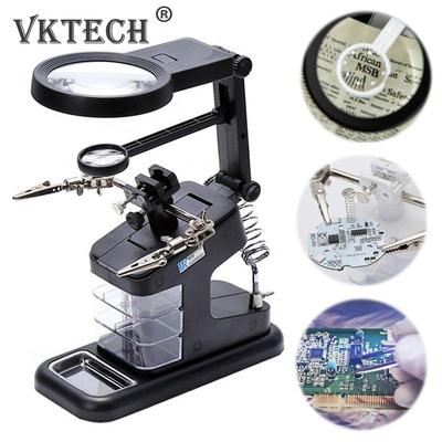 Welding Magnifying Glass LED Light Lens Auxiliary Loupe