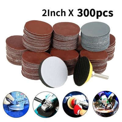 2Inch 50mm Sandpaper Assortment 60-3000 Grit Sanding Disc Se