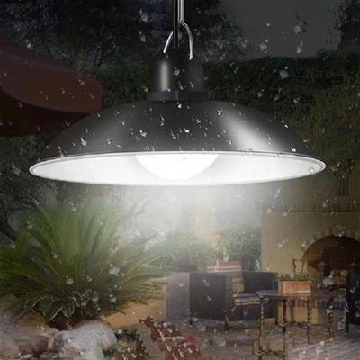 Double Single Head Solar Pendant Light Waterproof Outdoor