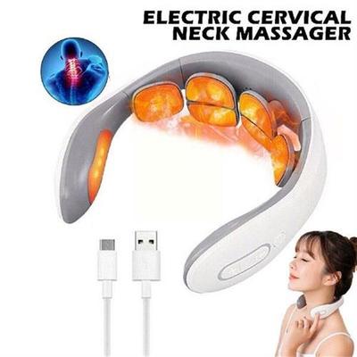 1PCS Portable Cervical Spine Massager Shoulder Neck Hot
