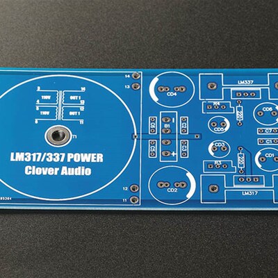 LM317/LM337变压器输出可调稳压电路板PCB可装Talema密封环牛