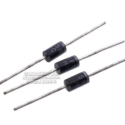 直插 SF58 超快速二极管5A1000V
