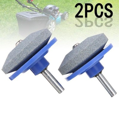 2pcs Lawn Mower Blade Sharpener Power Drill - Faster Mowing