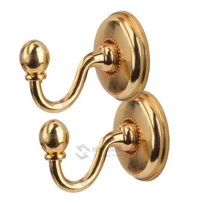 1 pair Retro Glass Curtain Holdback Wall Tie Back Hook Hange