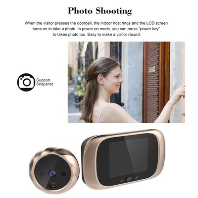 Digital Door Viewer Peephole Door Camera Doorbell 2.8 inch