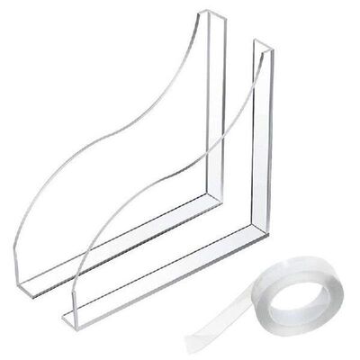 Shower Water Guard Arcylic Tub Corner Guard For Kids White