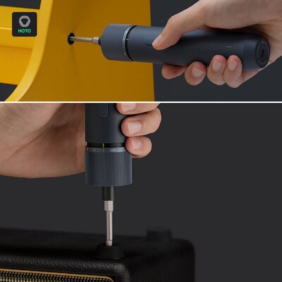 HOTO Straight Handle Electric Screwdriver Kit 12 Long S2 Ste