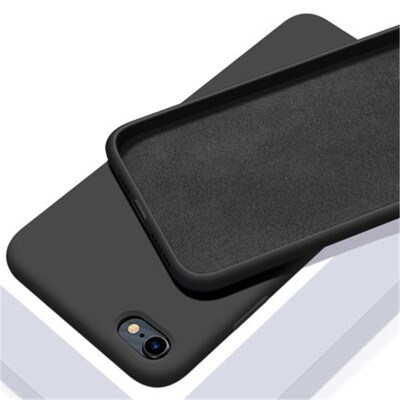 Cover iPhone SE 2020 Case  iPhone 11 Pro Coque Liquid Silico