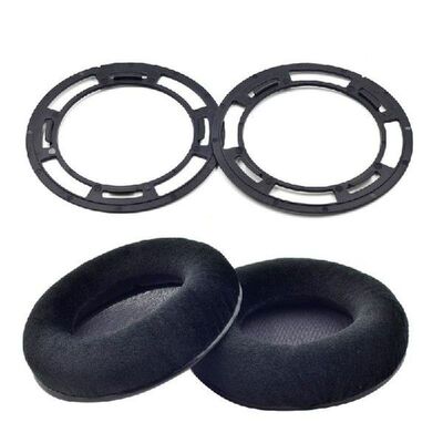 2PCS Plastic Ear Pads Mounting Rings Leather Ear Cover