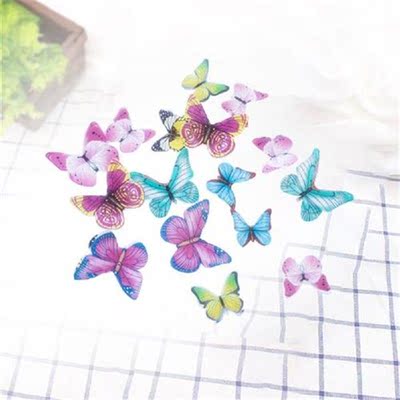 Cake Edible Decorations Cupcake Paper Butterflies Toppers