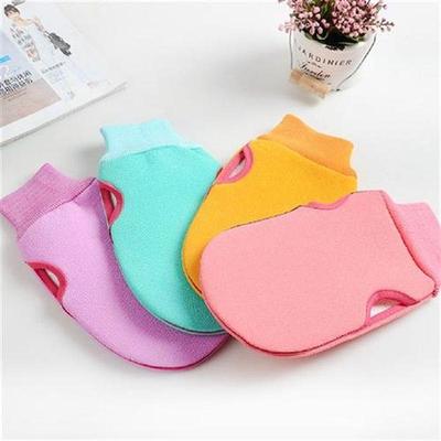 1pc Bathing Glove Shower Towel Mitten Strong Scrub Wash