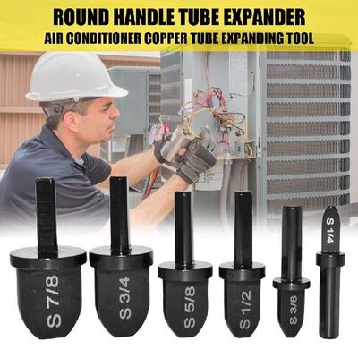 6pcs Copper Pipe Tube Expanders Hand Expanding Decorative