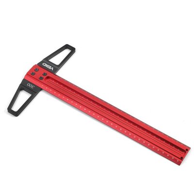 Woodworking Scribe300-760mm T-type Ruler Scribing ruler Alum