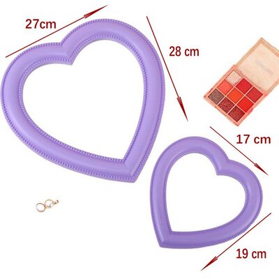 INS Girl Heart Home Decor Mirror Makeup Mirror Web Celebrity