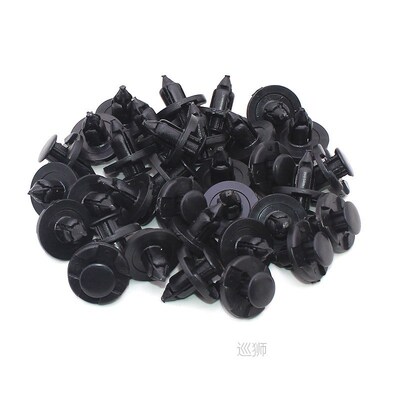 100pcs 01553-09321 8mm Plastic Rivets Clips for Infiniti Nis
