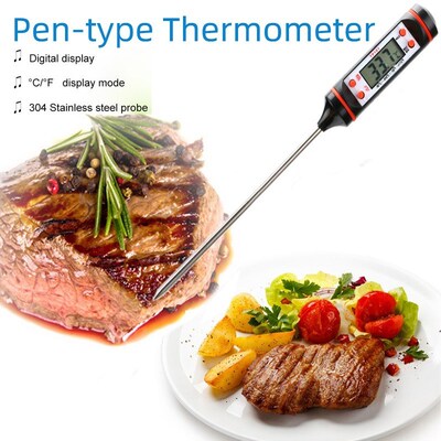 Digital Thermometer Cooking Meat Food Kitchen BBQ Probe Wat