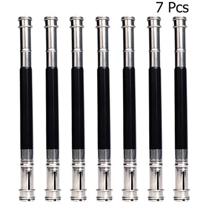7PCS Metal Pencil Extender Sturdy Pencil Holder Lengthener
