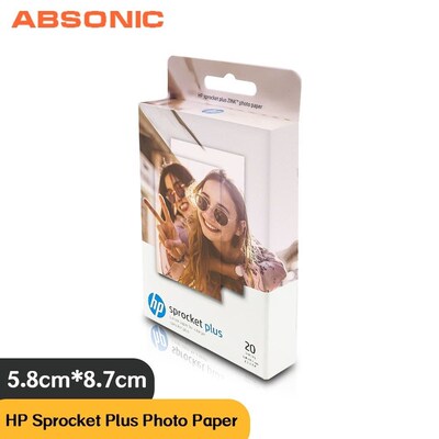 20Sheets/Box for HP Sprocket Plus Photo Printer 2.3x3.4 Inch