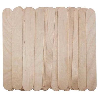 500PCS Small Wooden Board Oral Tongue Depressor DIY Craft