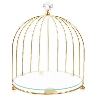 Stand Cake Cupcake Display Tray Dessert Wedding Cage Bird