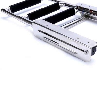 New Under Platform 3-Step Boat Boarding Ladder Stainless Ste