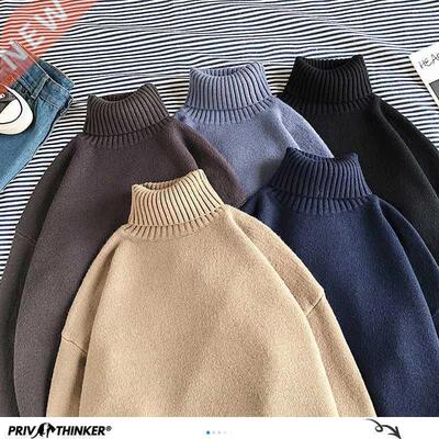 Privathinker Winter Wm Men's Turtleneck Swea