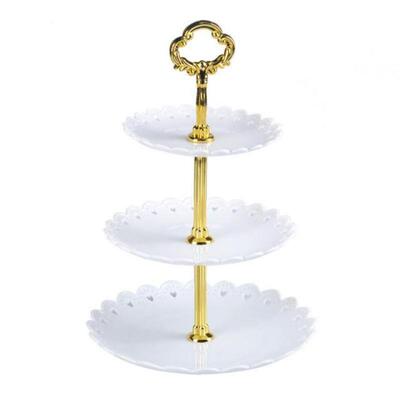 3 Tier Cake Stand Afternoon Tea Wedding Plates Party Tablewa